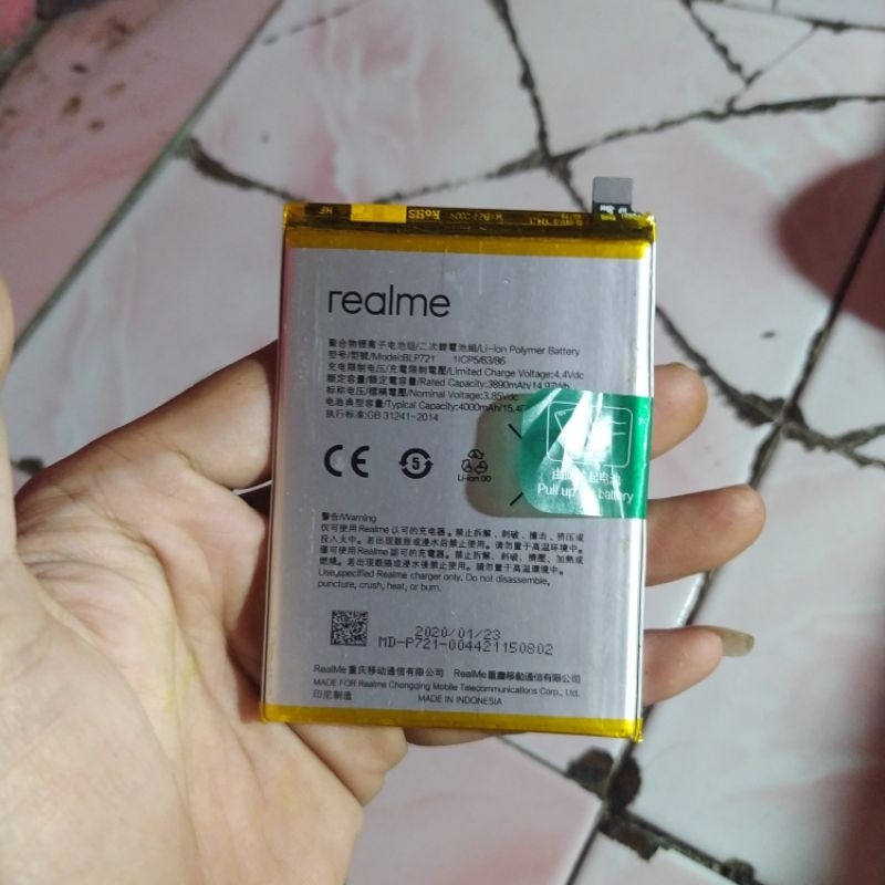Jual battery original copotan realme c2 blp721 normal | Shopee Indonesia