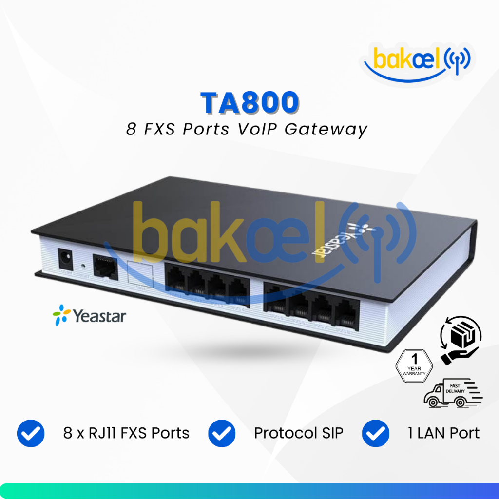 Jual Yeastar TA800 (8 FXS Analog VoIP Gateway) | Shopee Indonesia