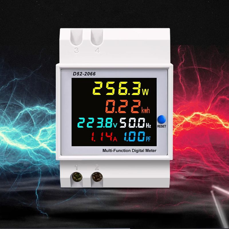 Jual Meteran Listrik Digital Display Din Rail Single Phase 300V ...