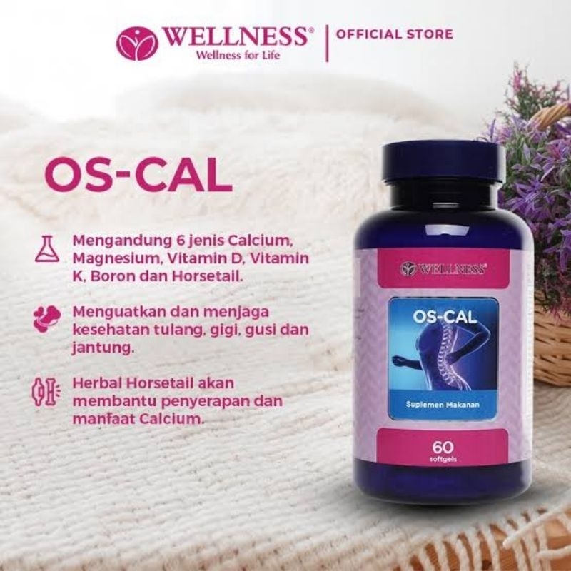 Jual Wellness OS-CAL (60 softgel) | Shopee Indonesia