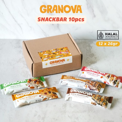 Jual Granova - Snackbar 26gr x 10 pcs mixed (Rasa Original, Peanut ...