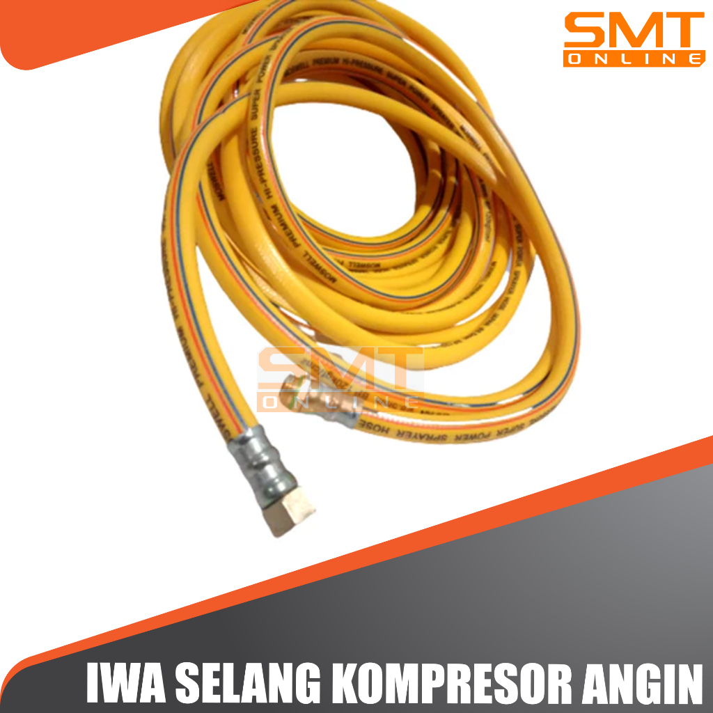 Jual Ready!! Selang Kompresor / Selang Power Sprayer 10 METER selang ...