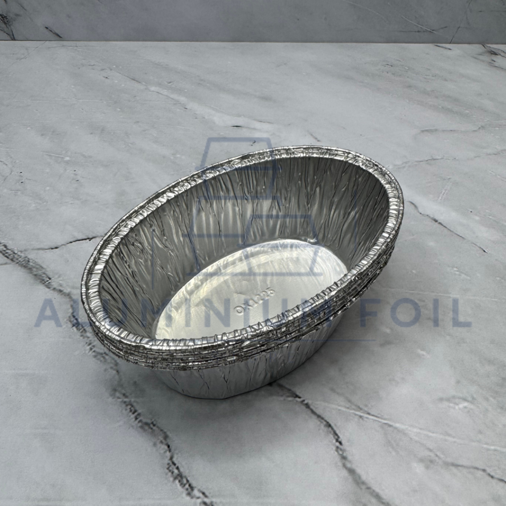 Jual Aluminium Foil Cup Ox 1225 Ukuran Sedang 200 Ml + Tutup Tray Untuk ...