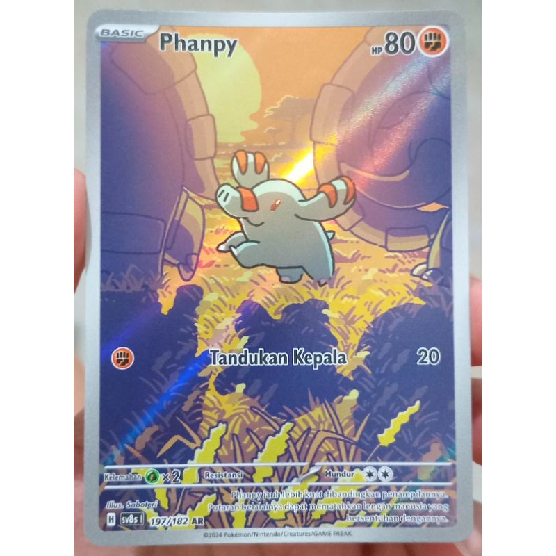 Jual KARTU POKEMON PHANPY AR INDONESIA HOLO | Shopee Indonesia