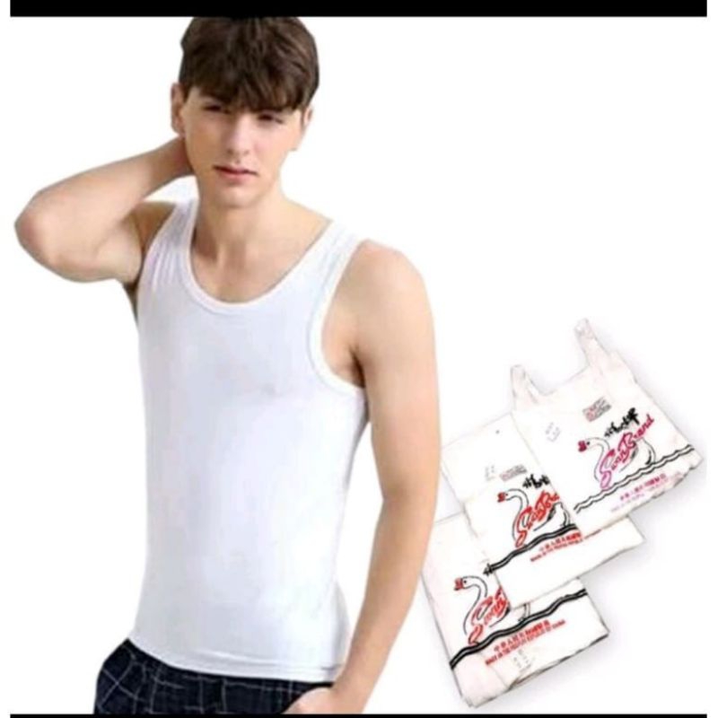 Jual paket 6 pcs Singlet Swan Brand ber ukuran dari 34-46 | Shopee ...