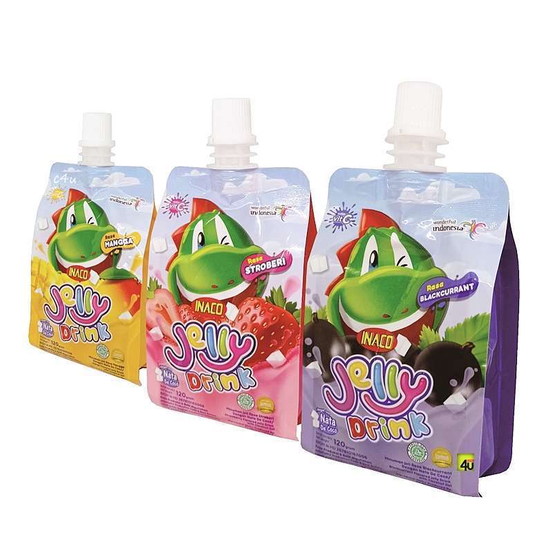 Jual INACO JELLY DRINK 120gr STRAWBERRY BLACKCURRANT MANGGA JELI NATA DE COCO VIT C CEMILAN ANAK ...
