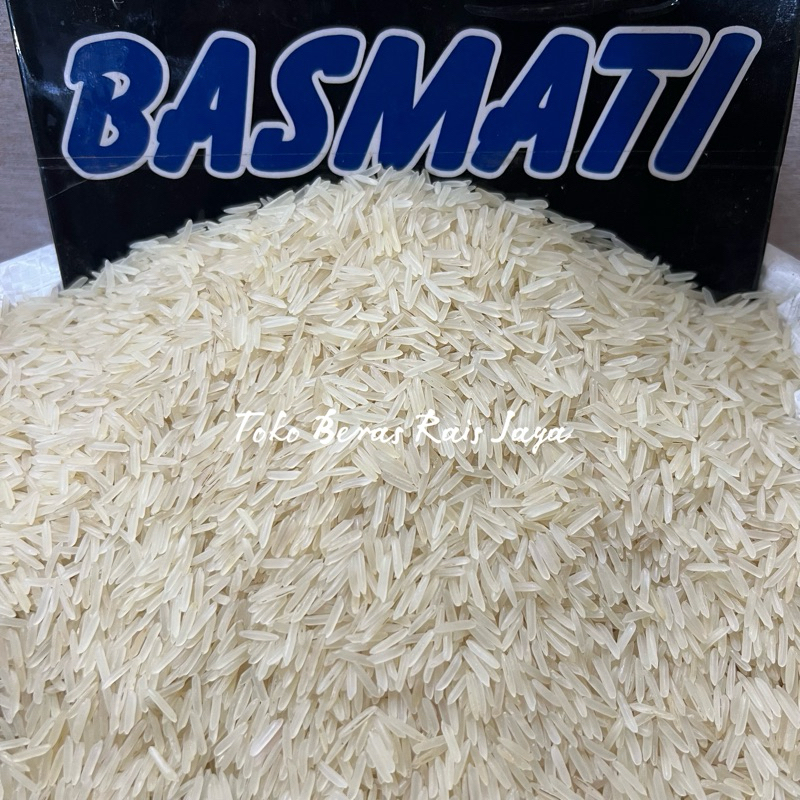 Jual Beras Basmati 1 KG Repack Premium Untuk Nasi Kebuli,Mandhi,Briyani ...