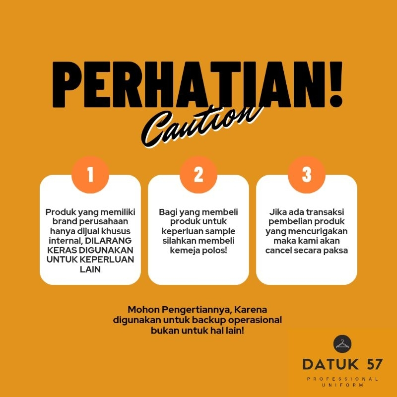 Jual Original Premium by Datuk 57 : Seragam Kemeja Atasan PDH Pakaian ...
