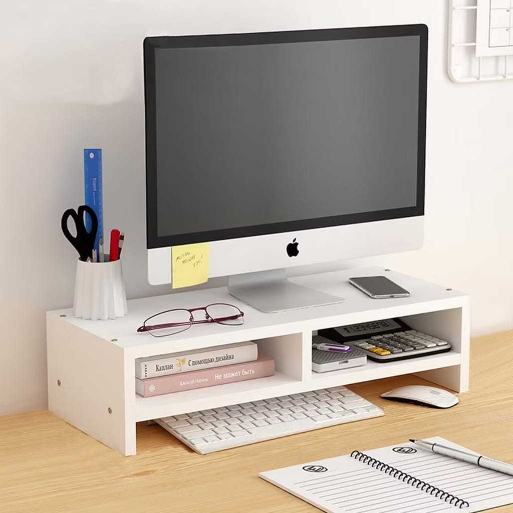 Jual Stand Monitor Rak Laptop Kayu Rak Buku dan Atk bahan kayu | Shopee ...