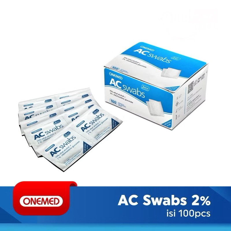 Jual AC Swabs / Alkohol Swab / Tissue Alkohol Box Isi 100 Pcs | Shopee ...