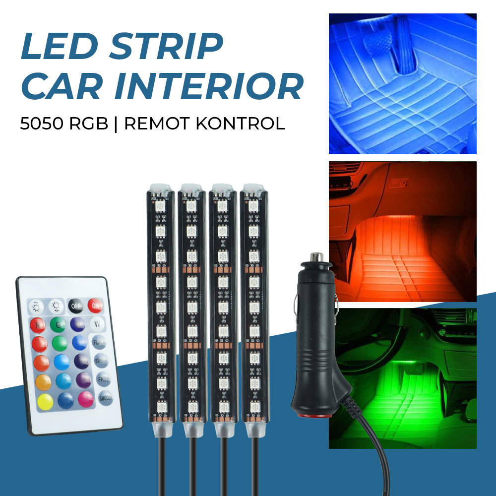 Jual Lampu LED Kolong Mobil RGB Lampu Dashboard Lampu LED Strip Car ...