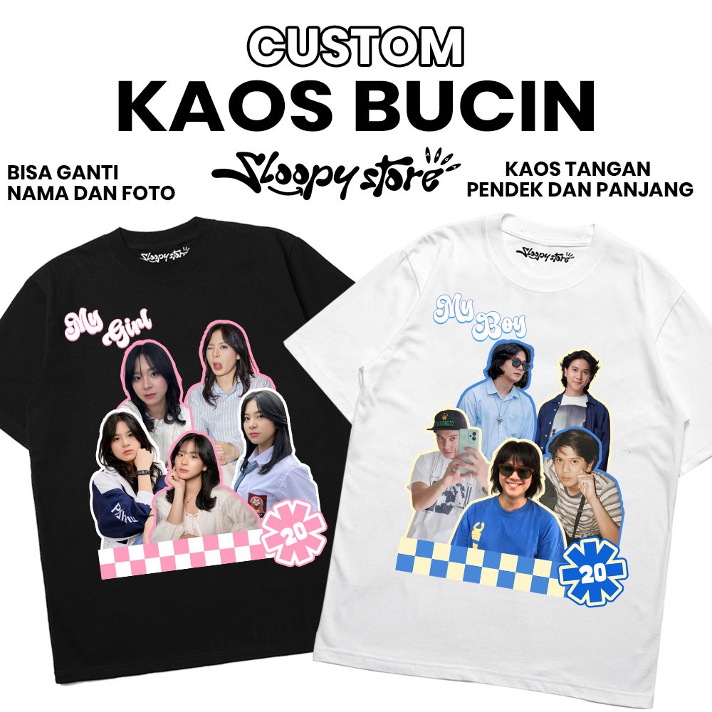 Jual CUSTOM KAOS SCRIBBLE V2 BISA GANTI NAMA DAN FOTO /KAOS BUCIN/KAOS PASANGAN/KAOS VIRAL ...