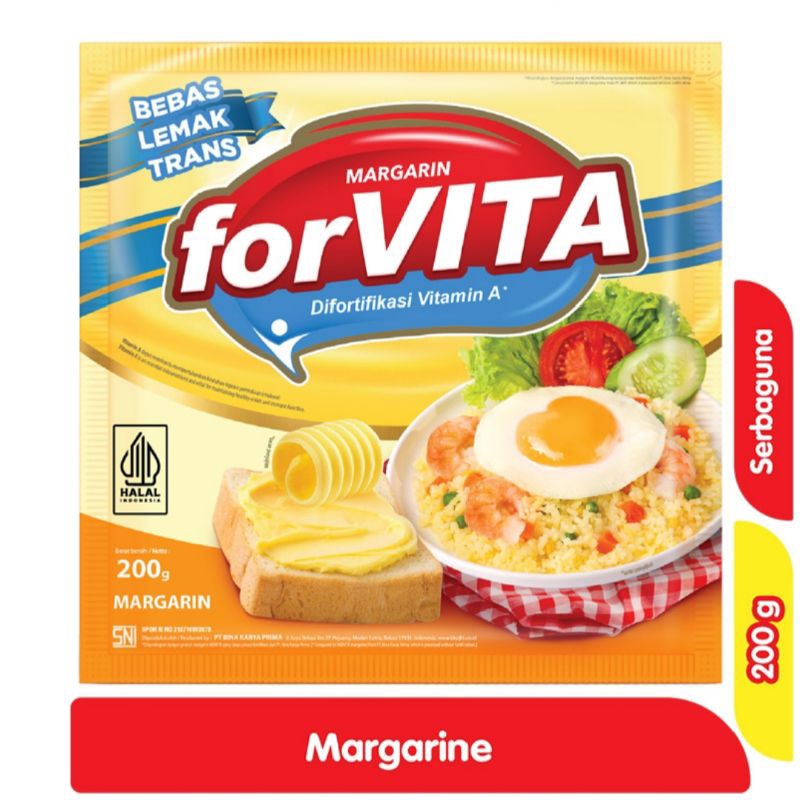 Jual forVITA Margarine Serbaguna 200 g | Shopee Indonesia