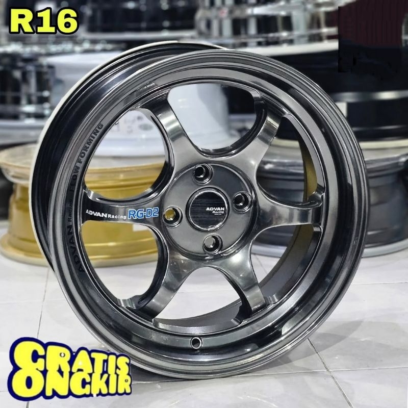 Jual velg racing mobil r16 ADVAN RG D2 LEBAR 7 velg mobil ring 16 velg mobil brio jazz city ...