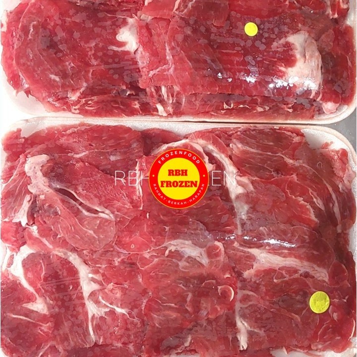 Jual Beef Slice Low Fat / Lean Meat / Sukiyaki / Teriyaki / Daging Sapi ...