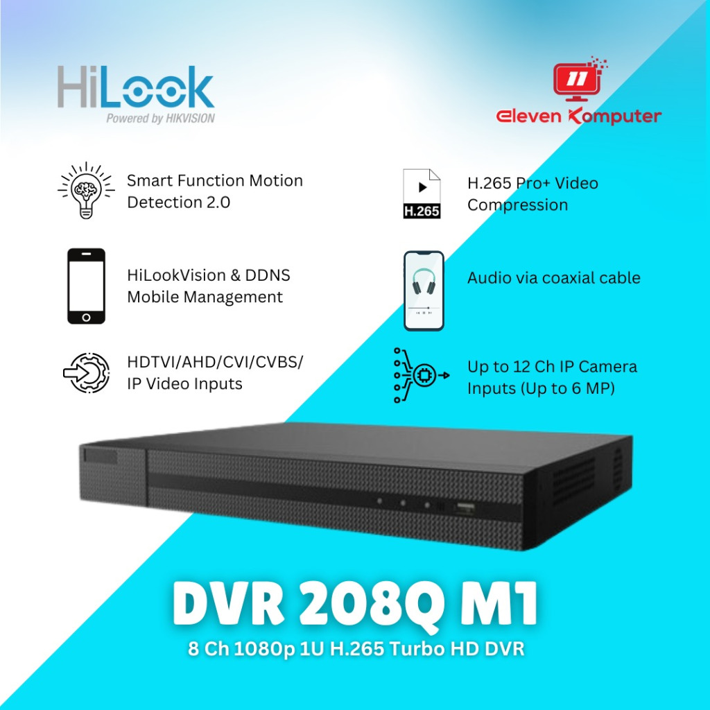 Jual DVR-208Q-M1 Hilook 8 Channel | Shopee Indonesia