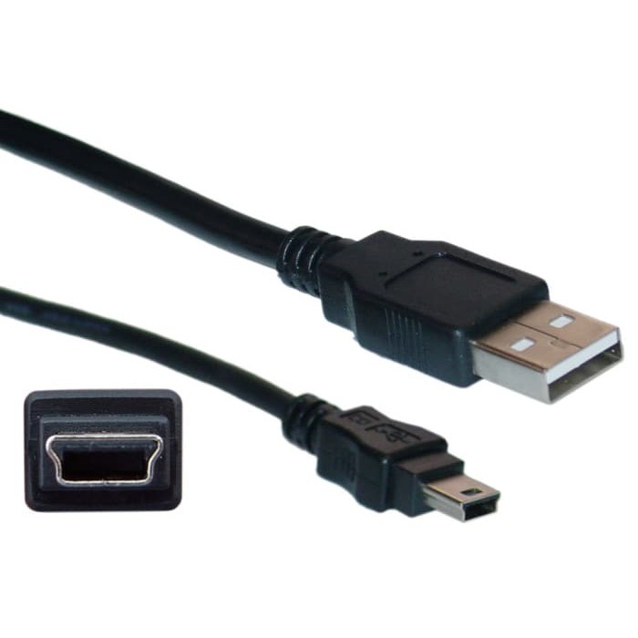 Jual KABEL USB 5 PIN PANJANG 60CM / USB 5PIN / MINI USB 60 CM | Shopee ...