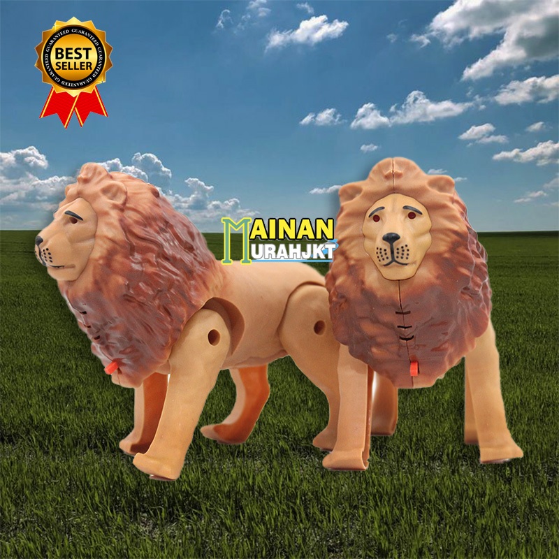 Jual MAINAN SINGA RAJA HUTAN BO BERJALAN MENGAUM DAN BERNYANYI ST3-367 ...