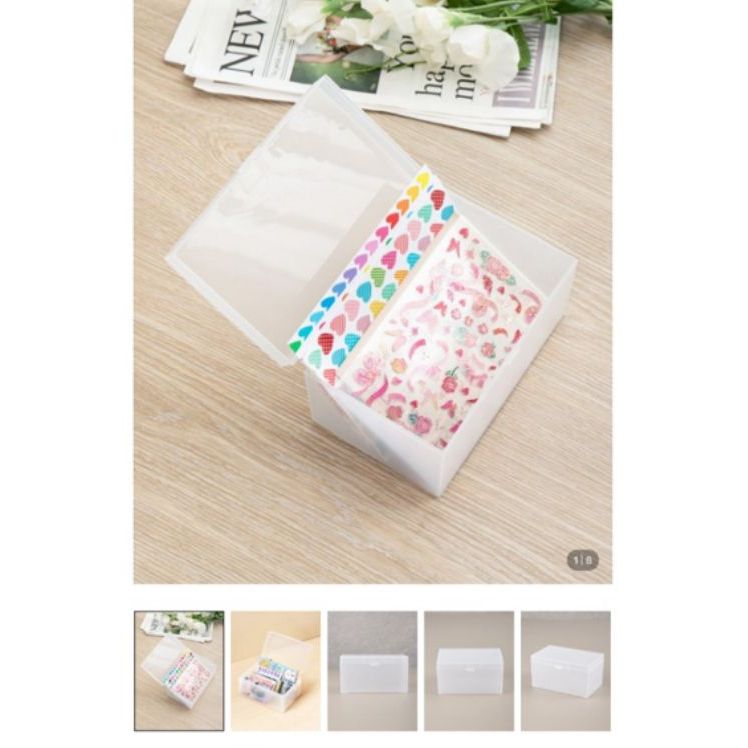 Jual ORIGINAL Daiso Large Storage Box Multifungsi (16×10×8.5cm ...