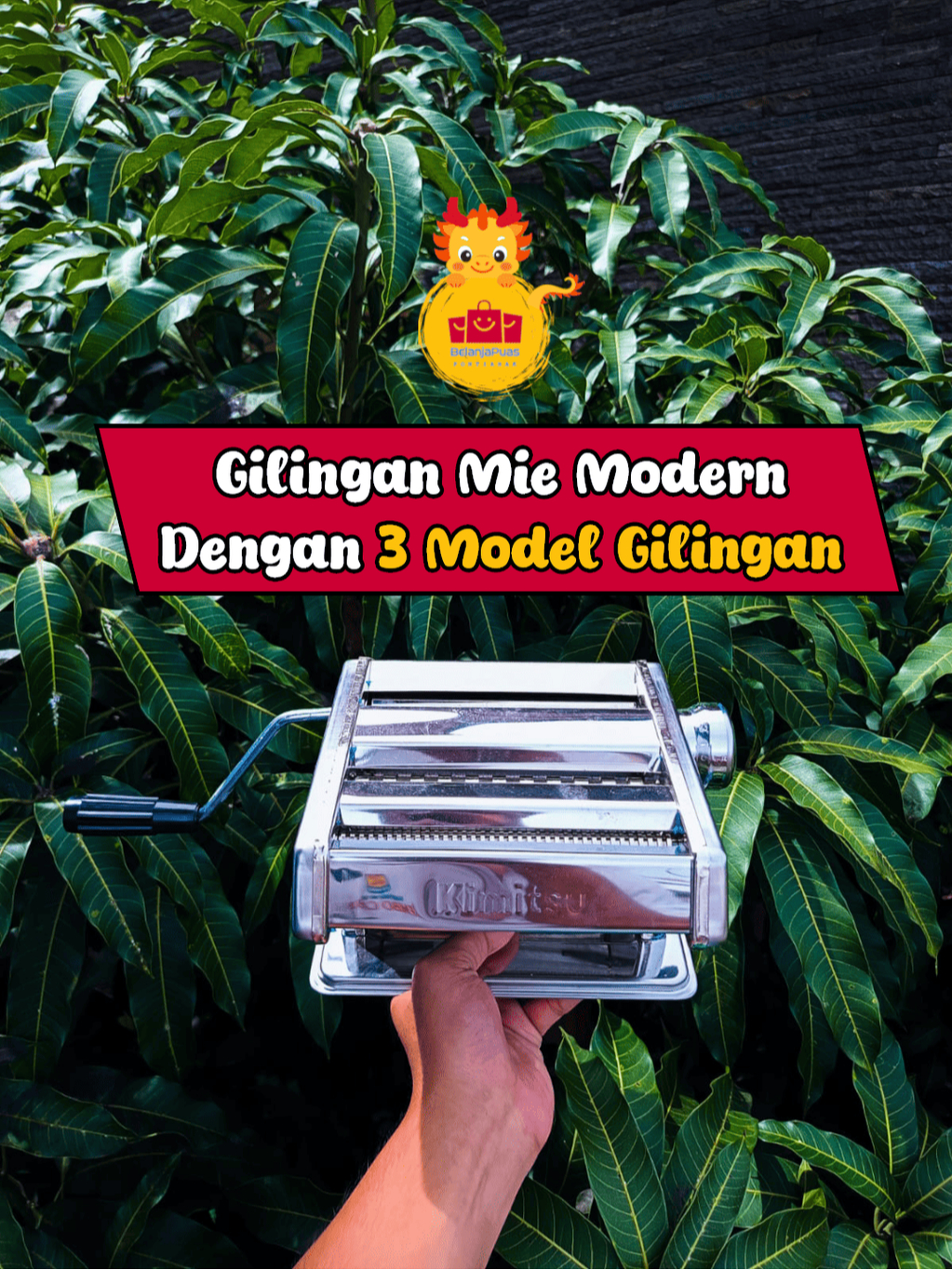 Jual [KIMITSU] Gilingan Mie Stainless EVO SERIES KPM-1501 | Gilingan ...