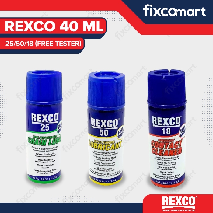 Jual REXCO 25 / REXCO 18 - 40 ML - FREE TESTER | Shopee Indonesia