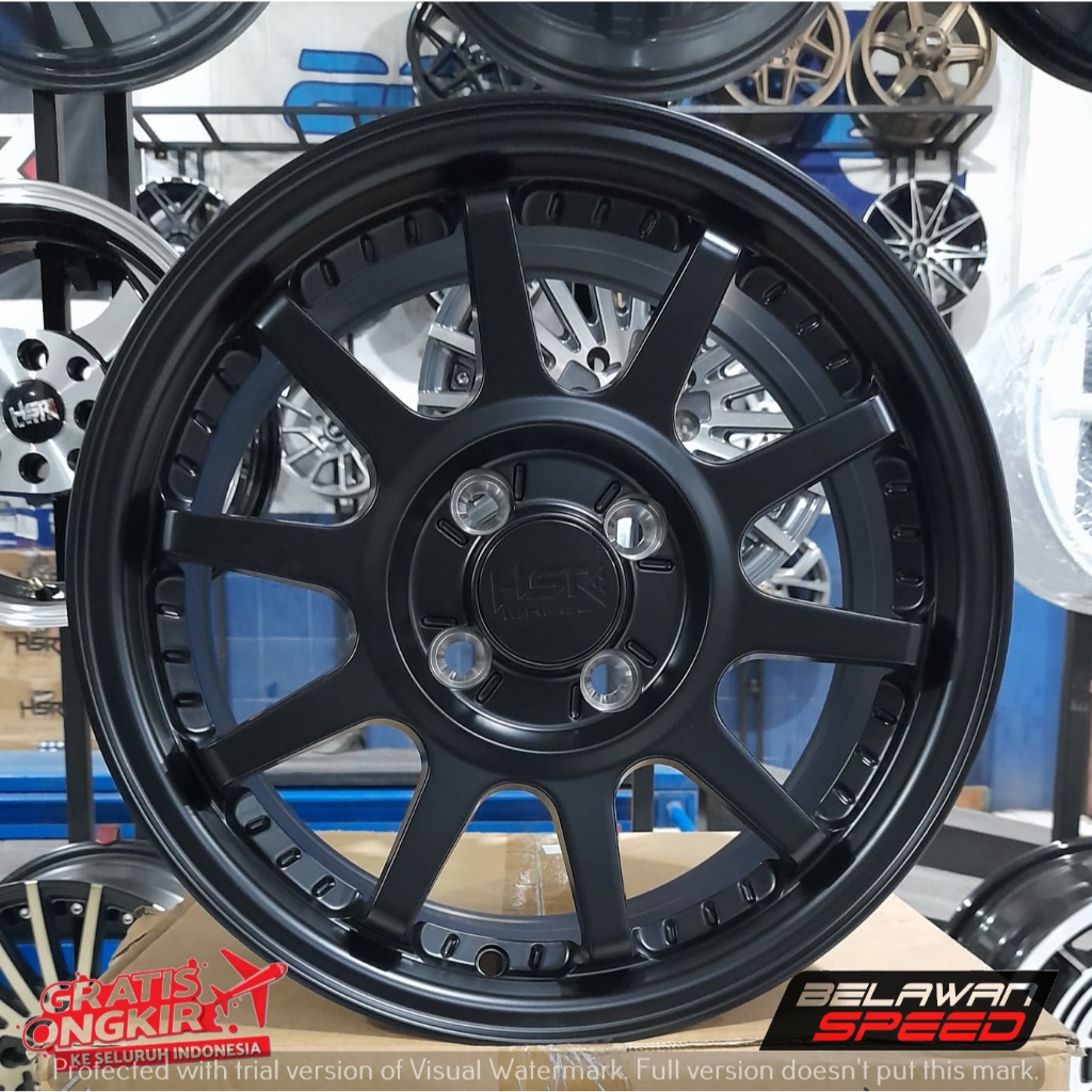 Jual VELG MOBIL RING 15 HSR GYMKANA BOROKO PCD 4X100 UNTUK JAZZ BRIO SIGRA IGNIS SIRION NISSAN ...