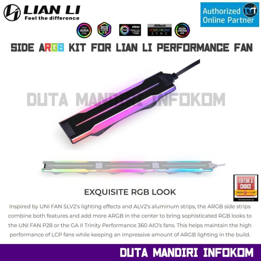 Jual Lian Li P28 ARGB LED SIDE ARGB STRIPS Kit for LIAN LI Performance ...