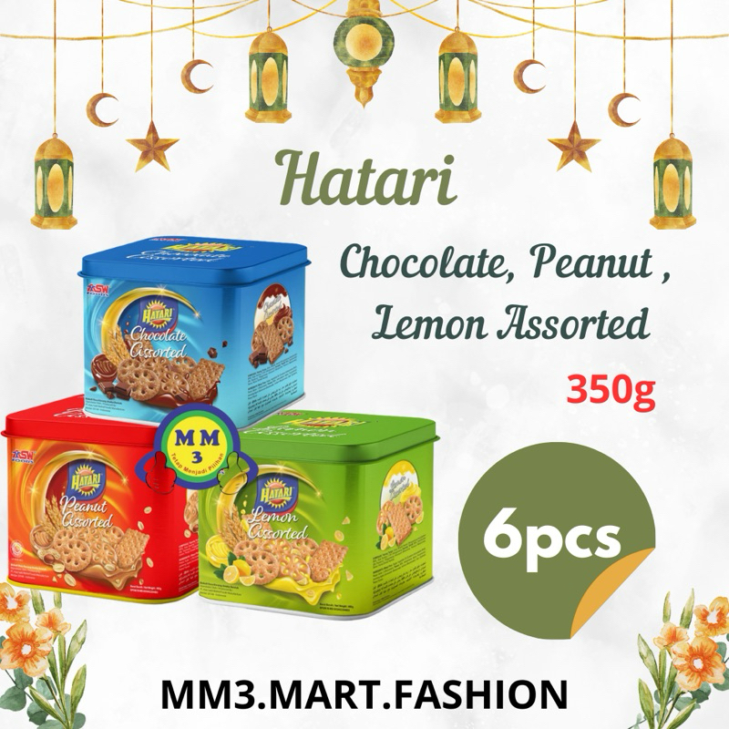 Jual PAKET HEMAT 1 DUS ASW HATARI BISKUIT CHOCOLATE ASSORTED 350G ...