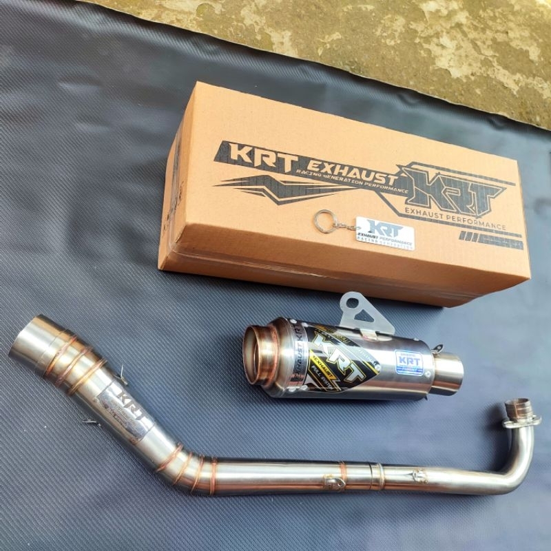 Jual Knalpot Racing KRT K1 Titan Samping Gtx Original Jupiter Shogun Vega Revo Absolute Fit ...