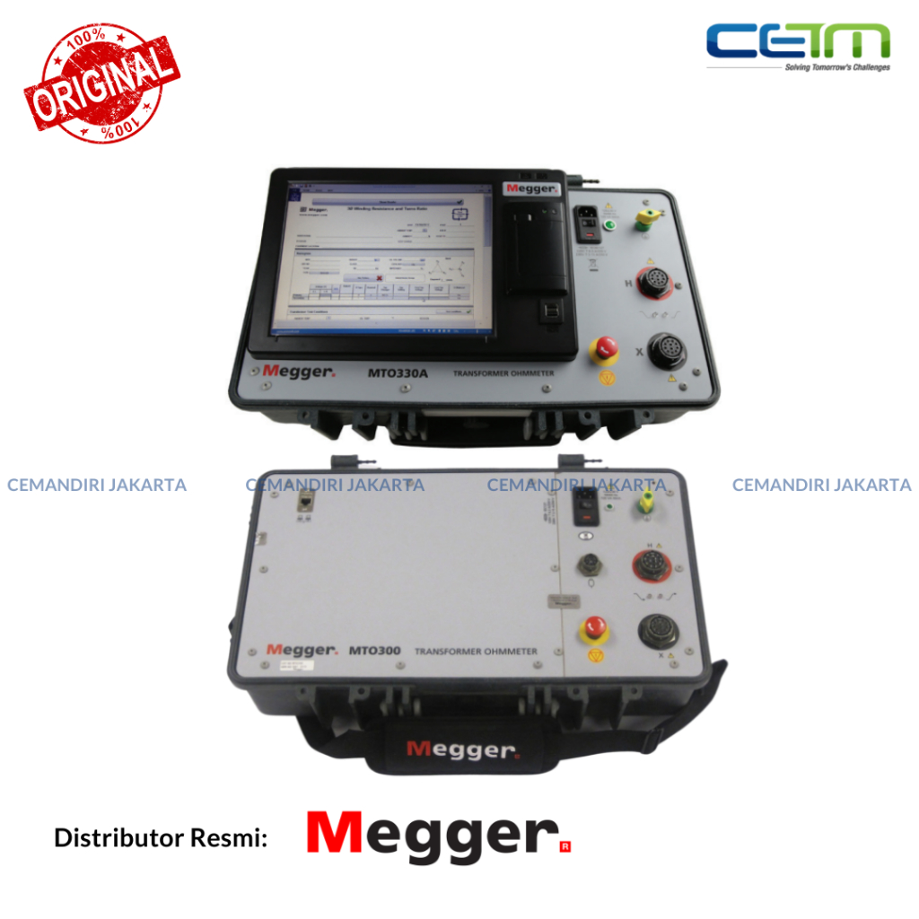 Jual Megger MTO300, MTO330A Automated Six-winding Transformer Ohmmeters ...