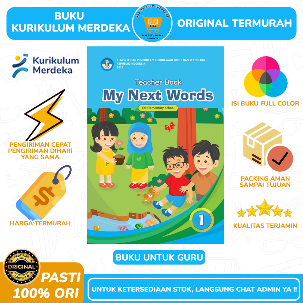 Jual Buku Panduan Guru Bahasa Inggris : My Next Word Kelas 1 SD - Kurikulum Merdeka | Shopee ...