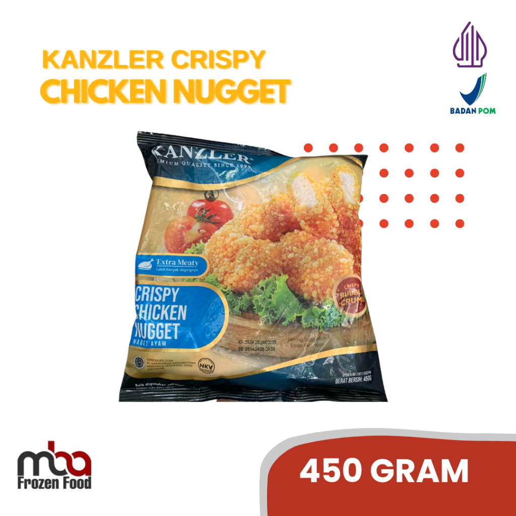 Jual KANZLER Crispy Chicken Nugget 450 Gram /Nugget /AyamTepung ...