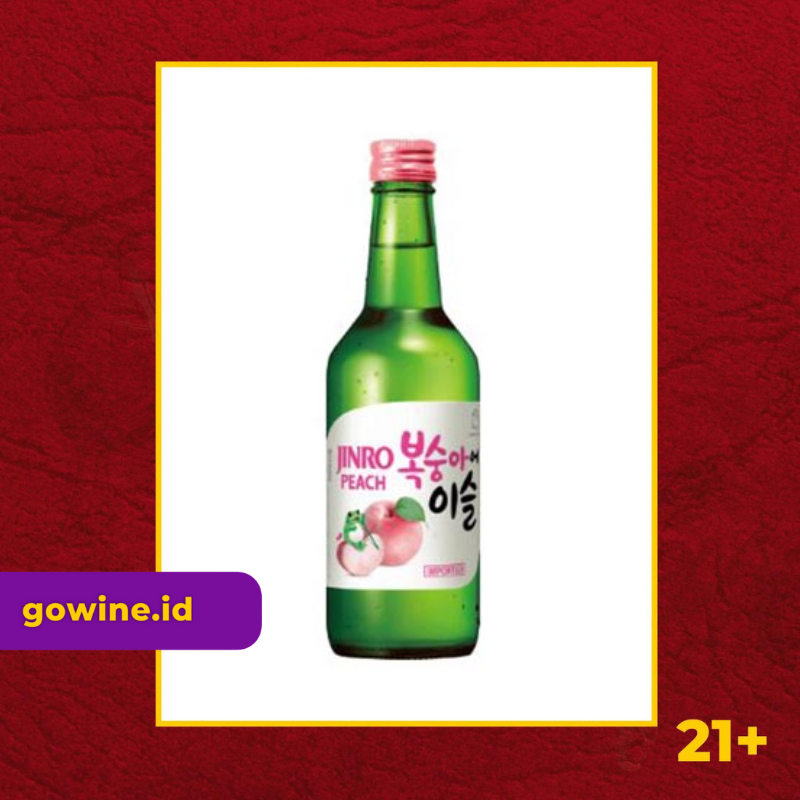 Jual Soju Jinro Peach 360ml - Soju Import Korea | Shopee Indonesia
