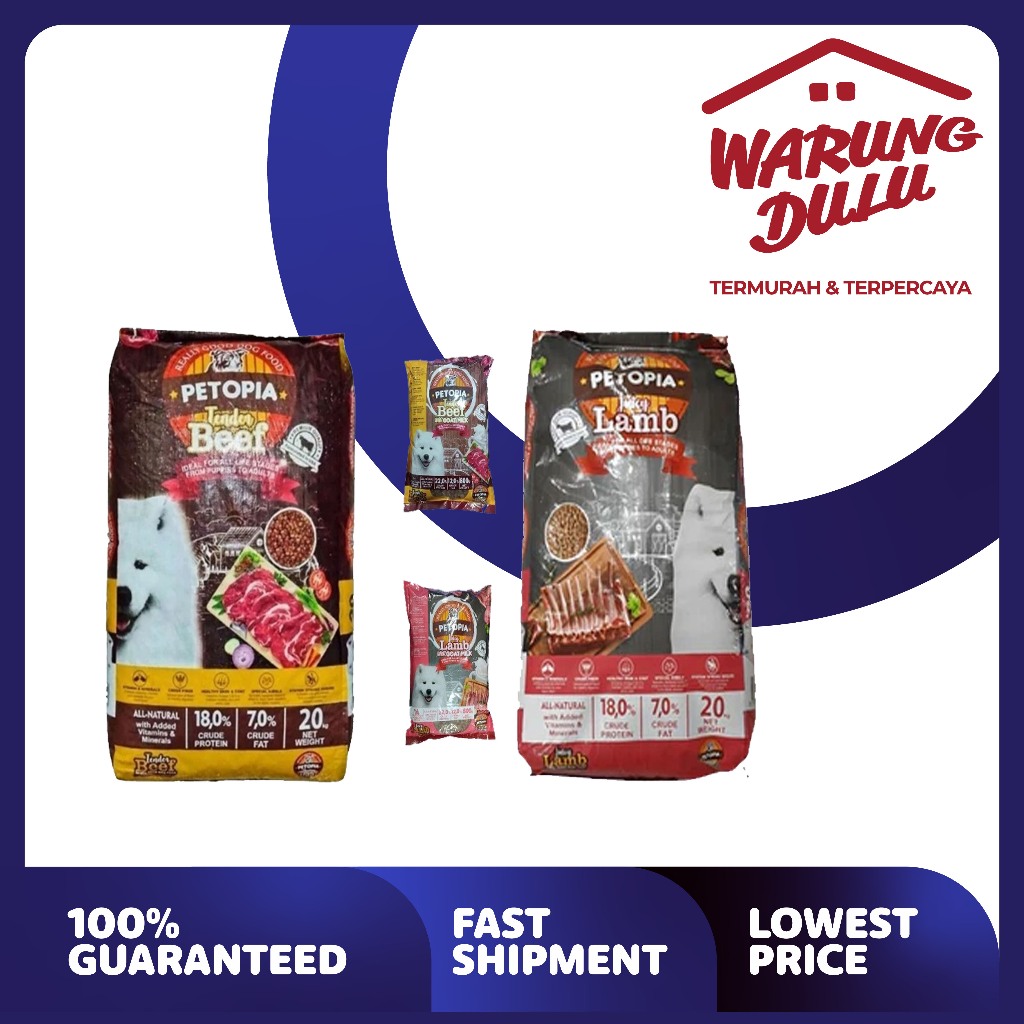 Jual Makanan Anjing PETOPIA Dry 20 kg - Dog Food Kering Untuk Puppy Dan ...