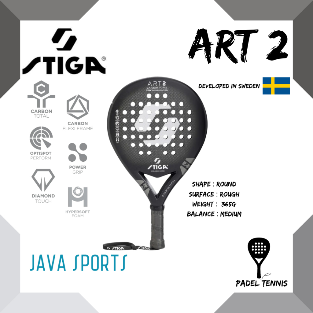 Jual Raket Padel Tenis Stiga ART 2 Official Resmi Original Padel Racket ...
