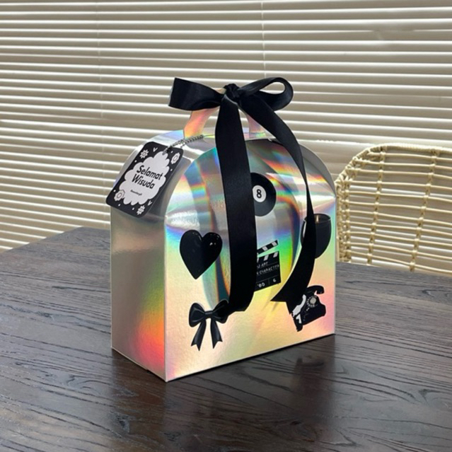 Jual FULL SET HOLO BOX (SNACKS/HANGTAG/STIKER) | Shopee Indonesia