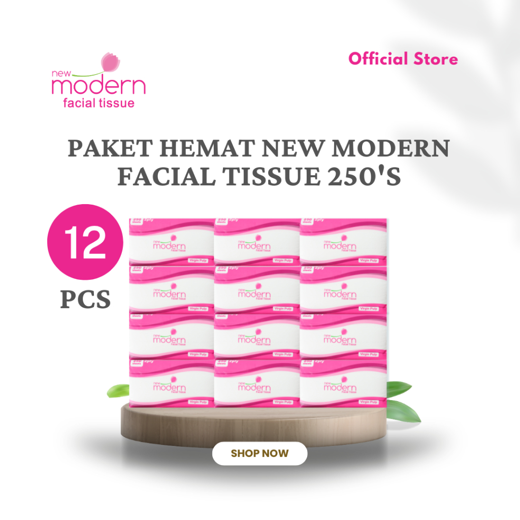 Jual [DAPAT 12 YA] Tissue Modern 250 Lembar Tisue 250 Sheet Tisu 250 ...