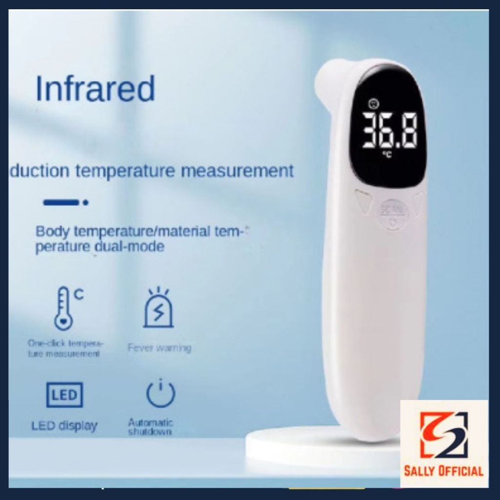Jual Termometer Infrared Non Contact Digital Suhu Badan Tubuh LED ...