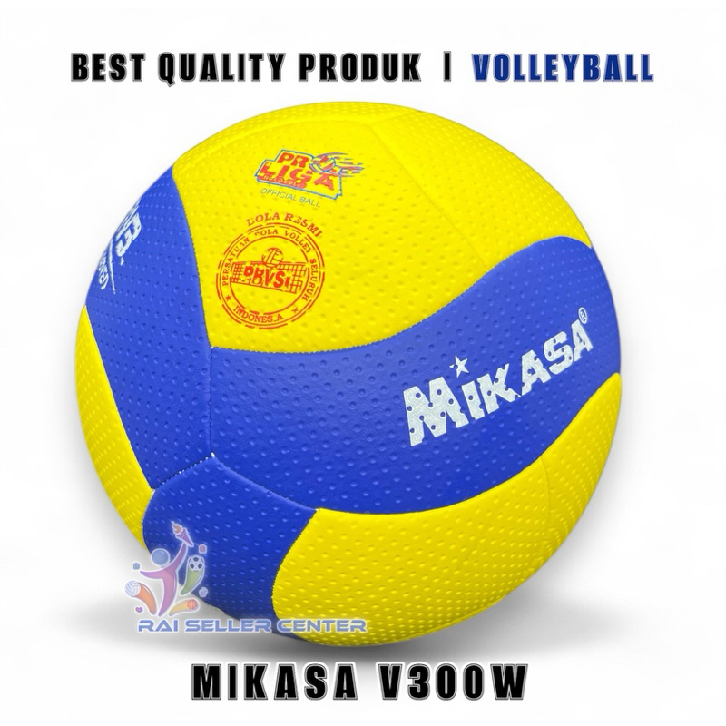 Jual Bola Voli Mikasa V300W Pres Mesin Jahit Bola Voli Dewasa ...