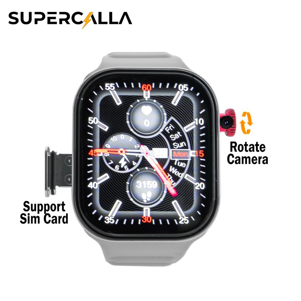 Jual Supercalla 4G ACTIVE Android IOS Simcard Wifi GPS Amoled 2.06 inch ...