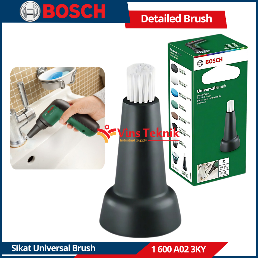 Jual Bosch Power Scrubber Detailed Brush BOSCH Universal Brush | Shopee ...