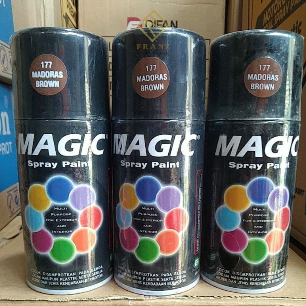 Jual Cat Semprot Magic Diton 177 Madoras Brown 300cc - Pilox Coklat Tua ...