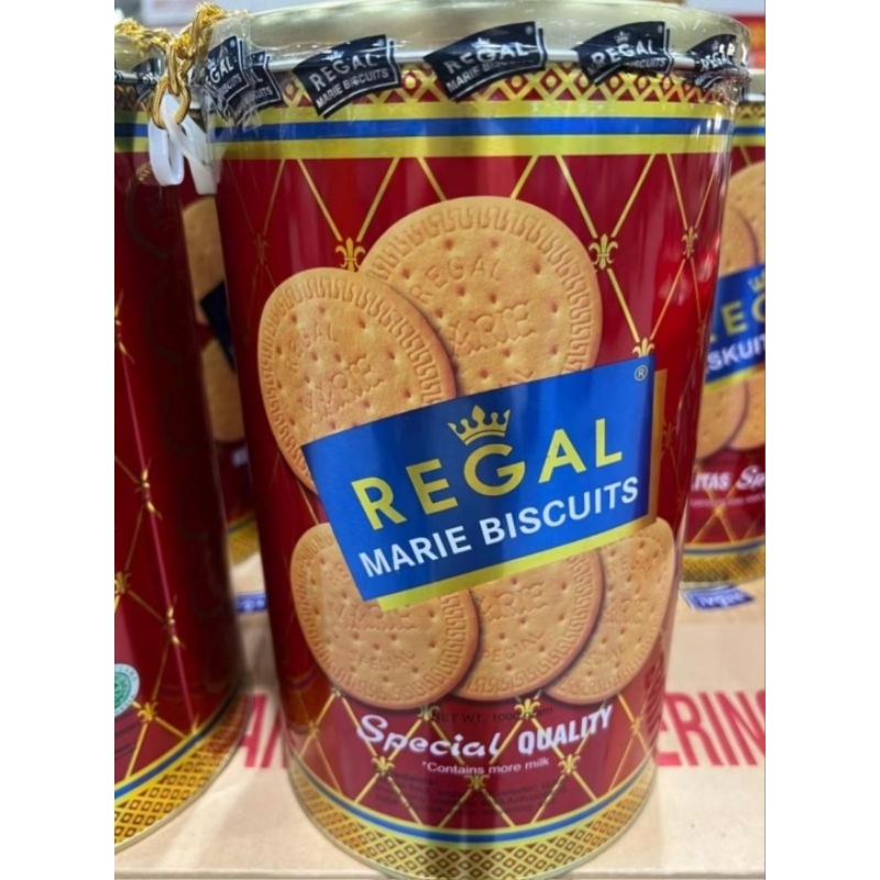 Jual Biscuit Regal Marie Kemasan Kaleng 1000 Gr | Shopee Indonesia