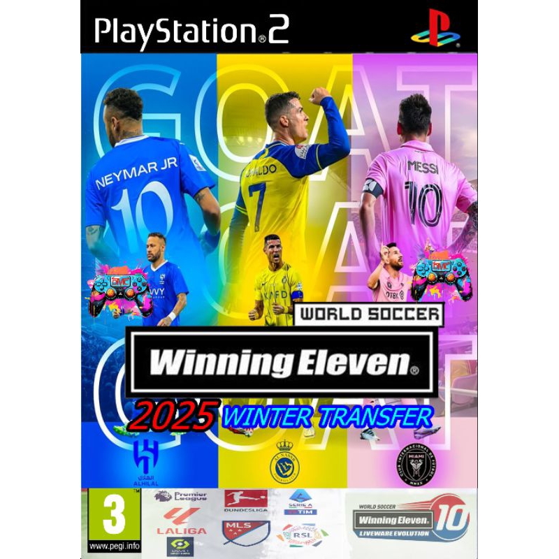 Jual KASET WINNING ELEVEN 2024 2025 TERBARU WE PS2 PS 2 PES | Shopee ...