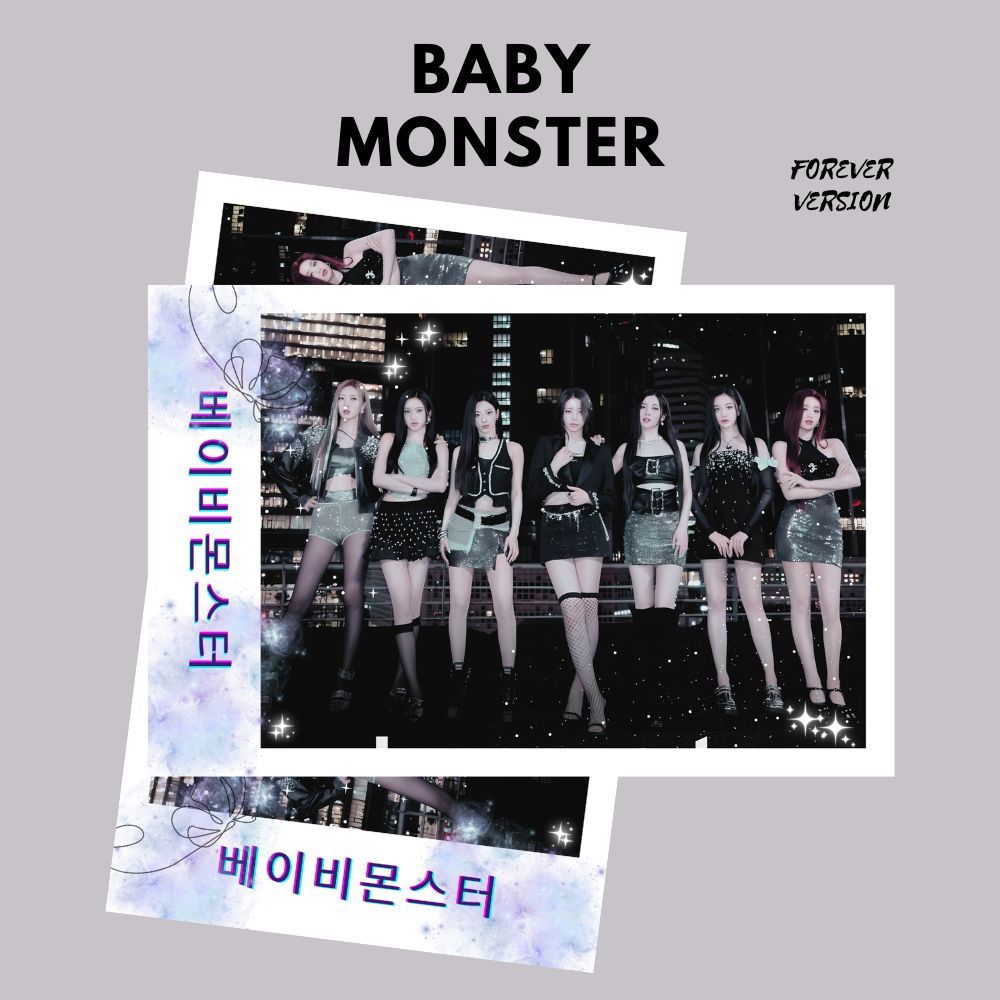 Jual POLAROID BABY MONSTER FOREVER 1SISI (HARGA 1 PCS + LAMINASI 2 SISI) BITNA BABYMONSTER ...