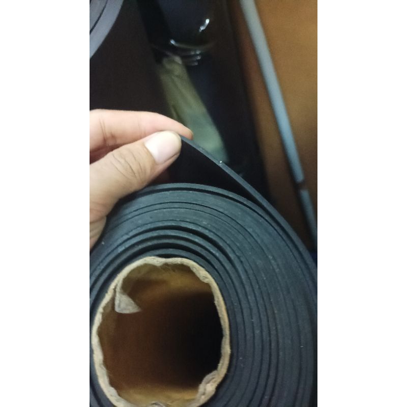 Jual karet hitam rubber Sheet 2mm x 10cm x 100cm | Shopee Indonesia