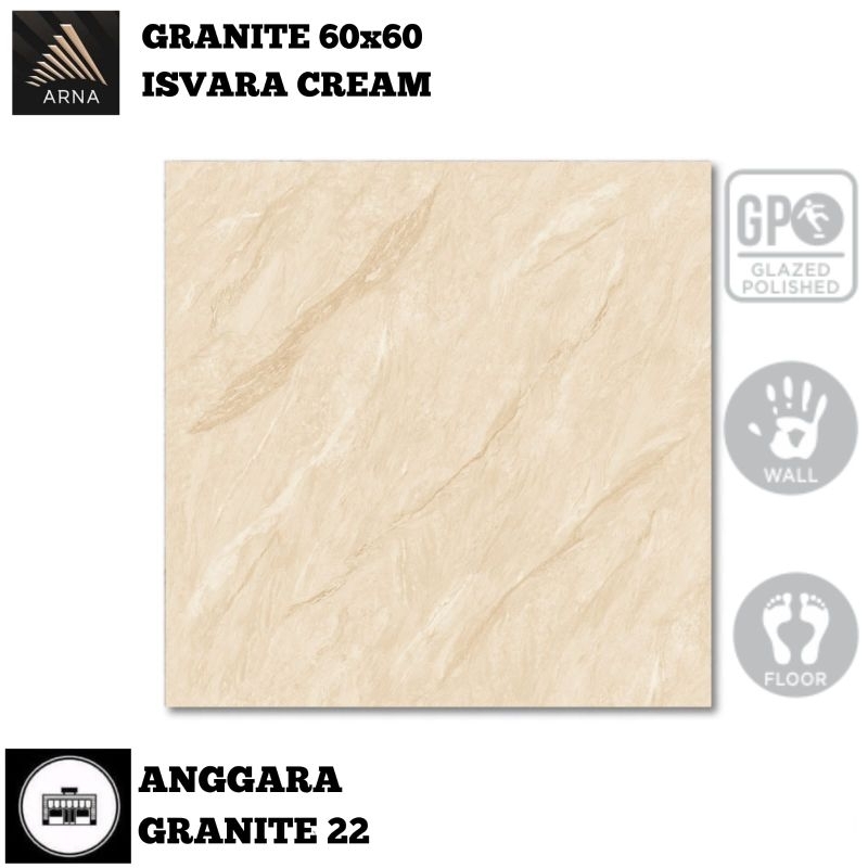 Jual Granit 60x60 Arna Isvara Cream | Shopee Indonesia