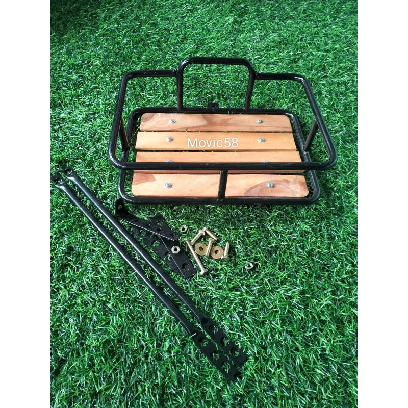 Jual Keranjang Sepeda Rak Sepeda Model Clasik Vintage custom/Fron Rack ...