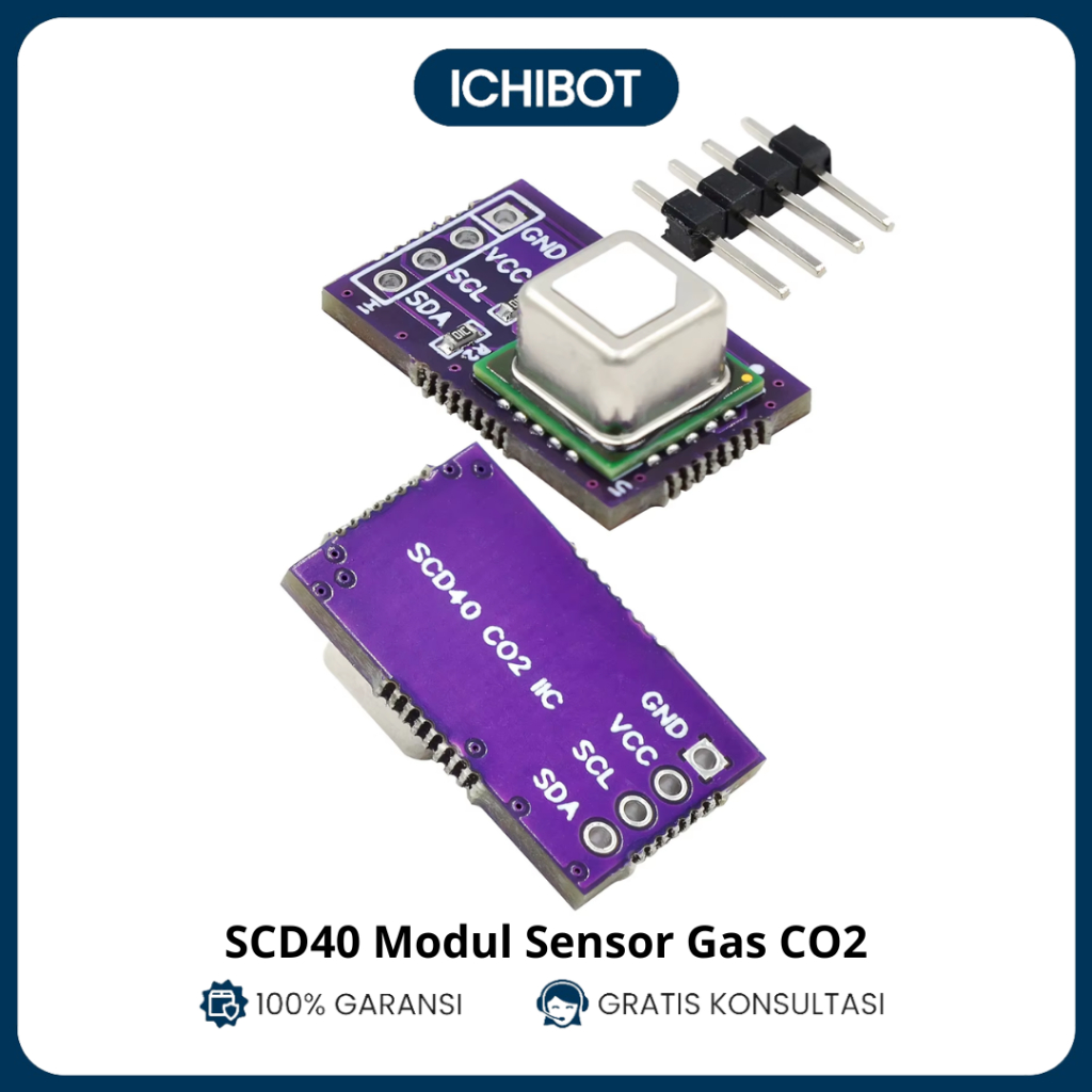 Jual SCD40 Modul Sensor Gas CO2 dan Suhu Presisi Tinggi | Shopee Indonesia