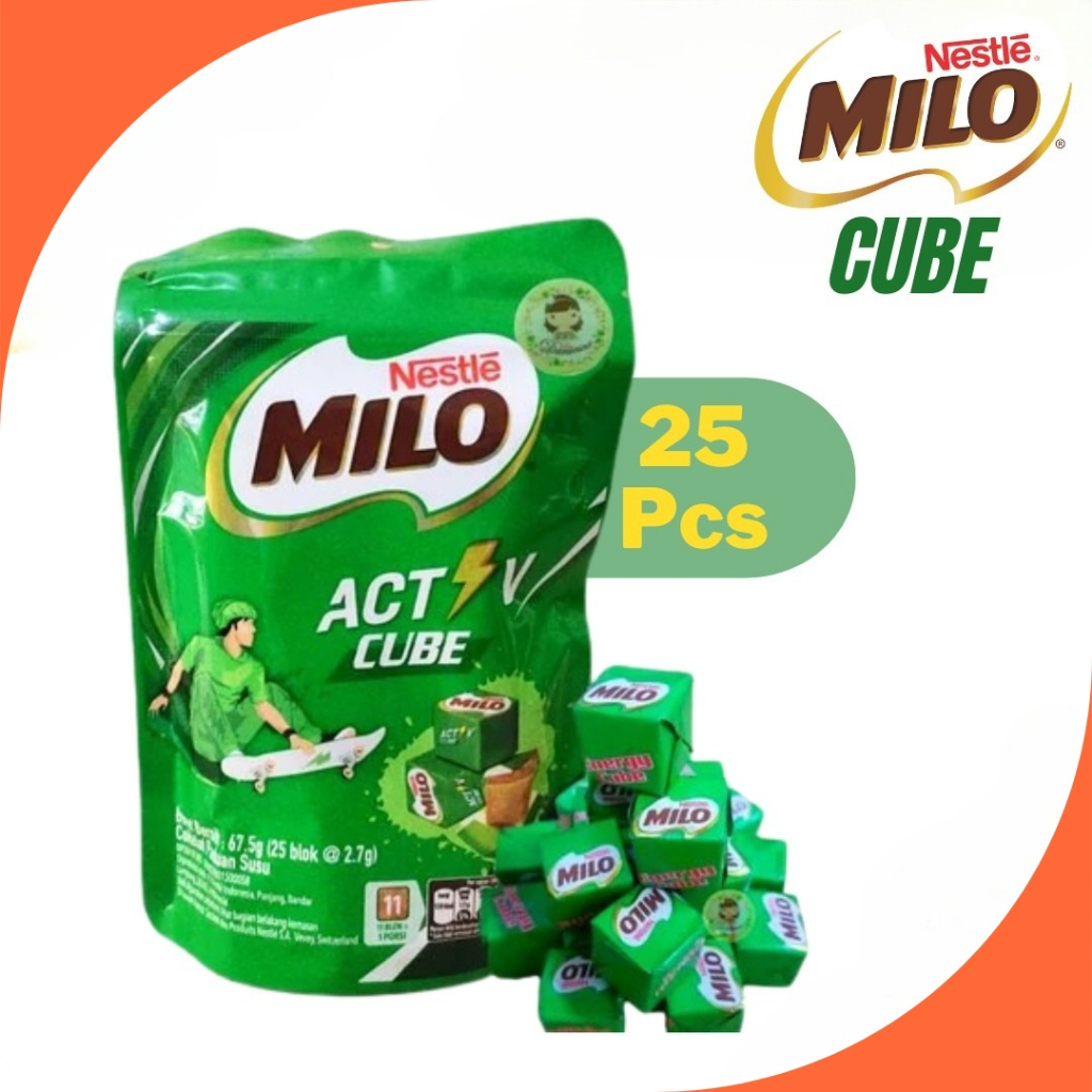 Jual Nestle Milo Act Cube Cokelat Kemasan 67,5g | Shopee Indonesia